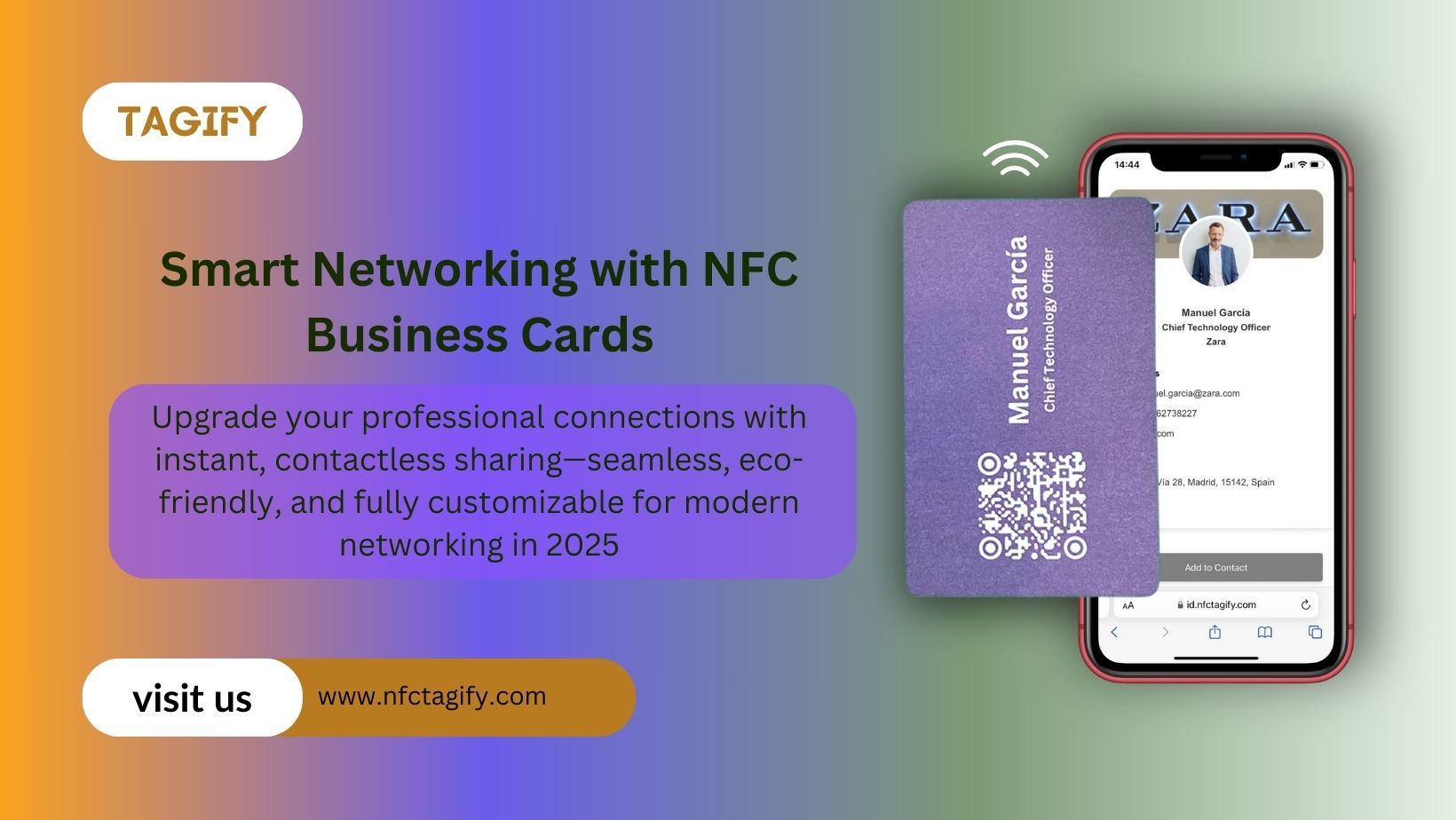 NFC Business Cards 2025 – NFC Tagify