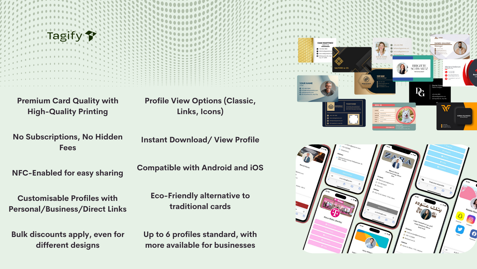 Premium NFC Business Cards – NFC Tagify