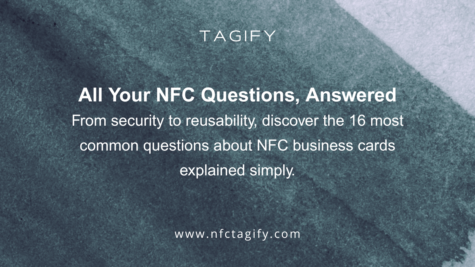 NFC Business Card FAQs – NFC Tagify