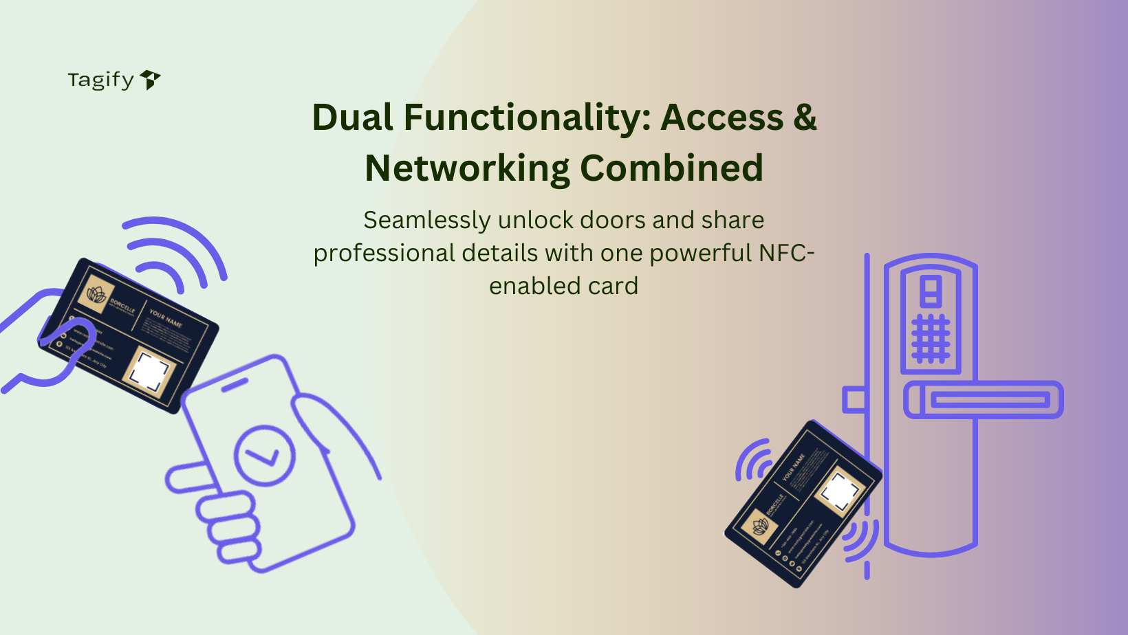 Dual Business & Access Card – NFC Tagify