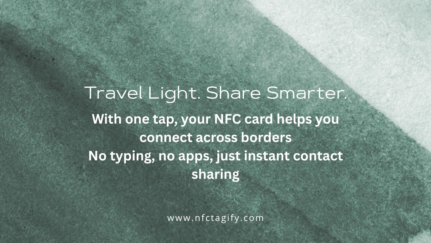Tap & Travel Smart – NFC Tagify
