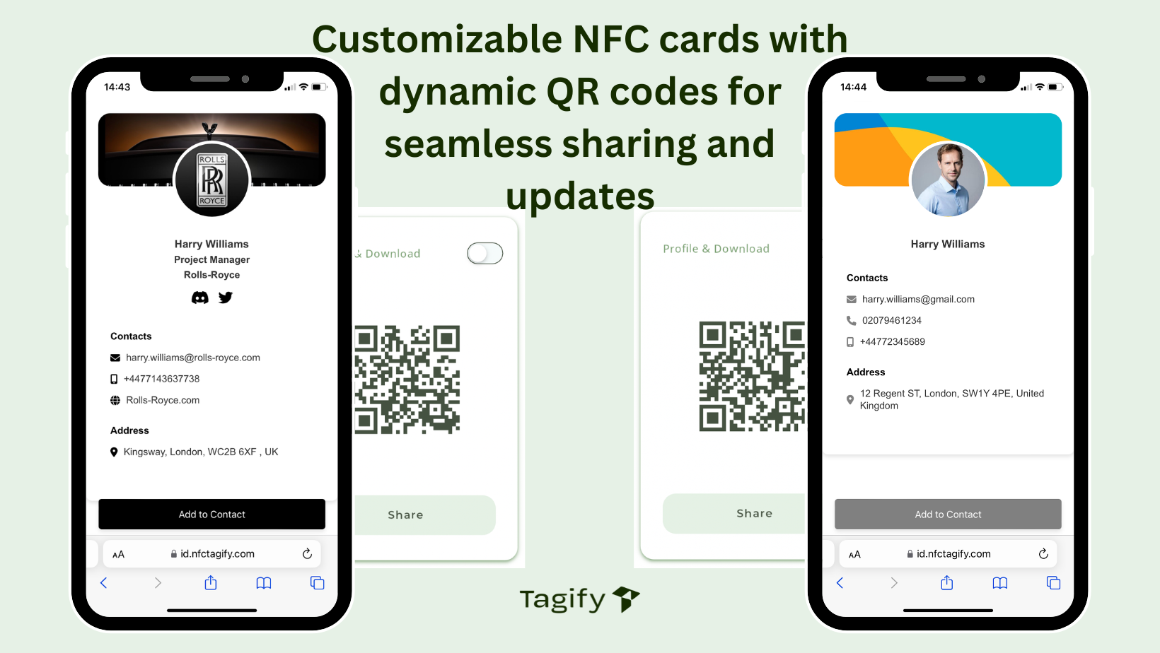 Dynamic QR for Live Updates – NFC Tagify
