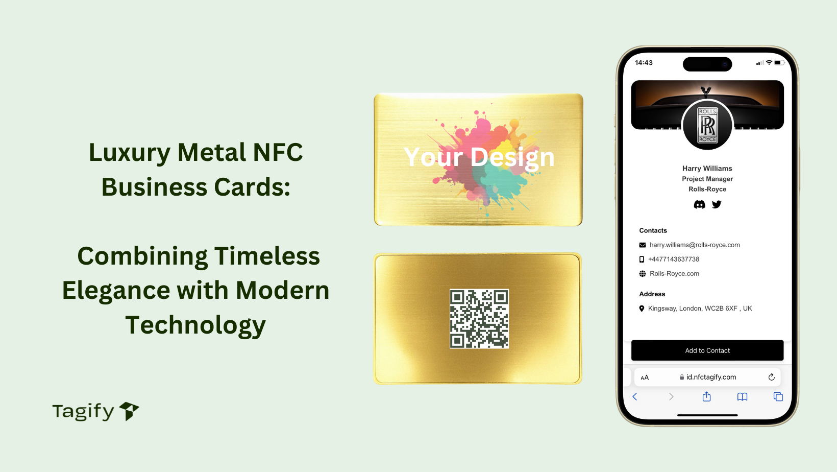 Luxury NFC Business Cards – NFC Tagify