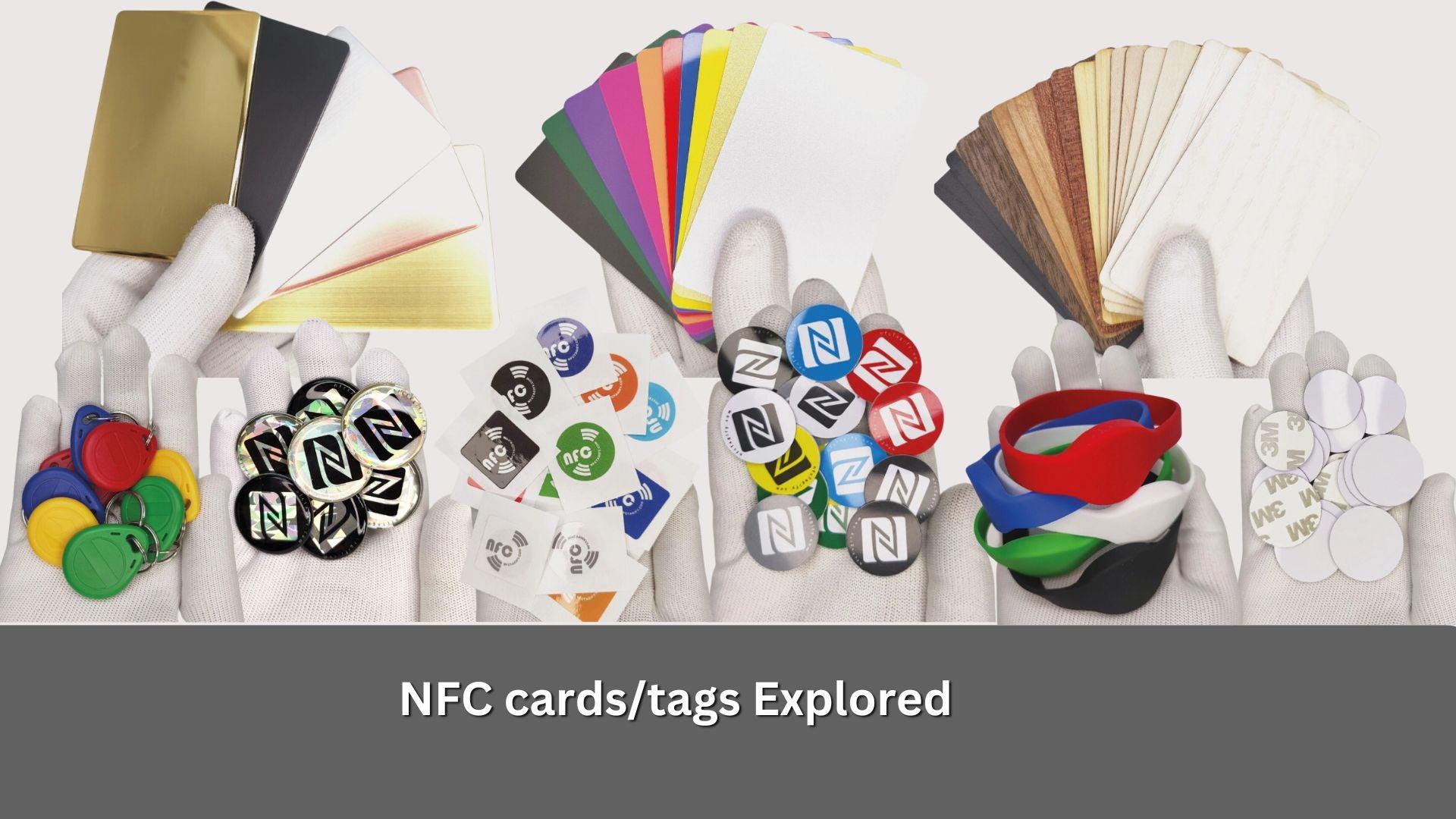 NFC cards/tags Explored – NFC Tagify