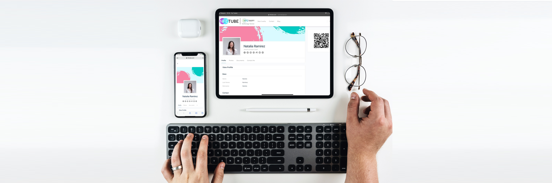 Create Your Free Digital Business Card & QR Code – NFC Tagify